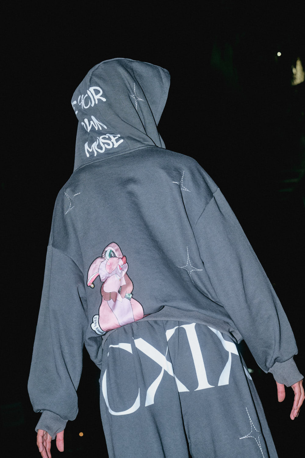 Creatures in the Club: Honey Bunz Zip Hoodie - Charcoal Limited Ed ...